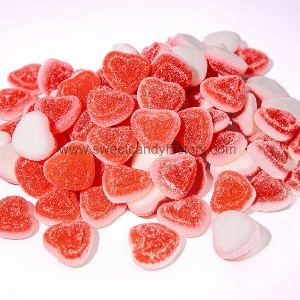 Cute LOVE heart shaped gift gummy candy with sugar - sweetcandyfactory