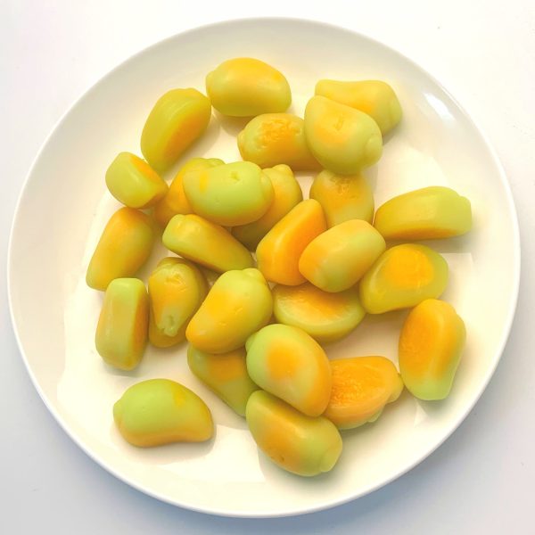 Fruit Shaped Peelable Soft Candy Peeling Mango Sweet Purple Potato ...