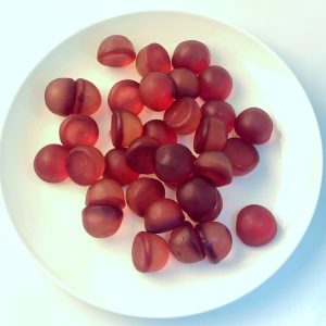 Fruit Shaped Peelable Soft Candy Peeling Mango Sweet Purple Potato ...